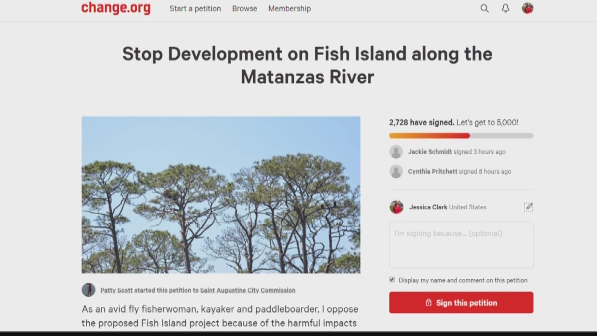 Could Fish Island become a park instead of a development? | wfaa.com