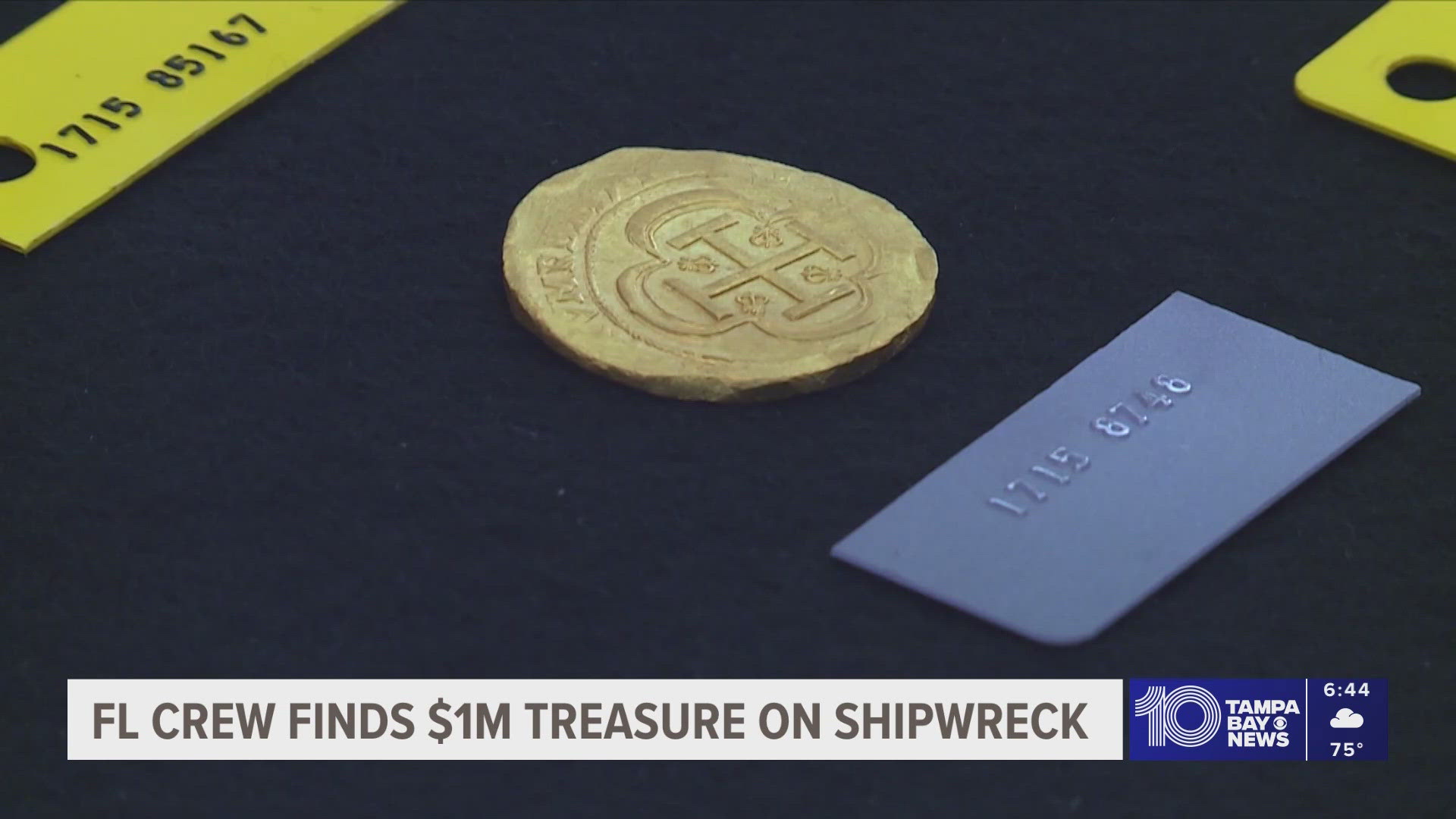 Florida crew finds $1M in treasure from 1700s shipwrecks | wfaa.com