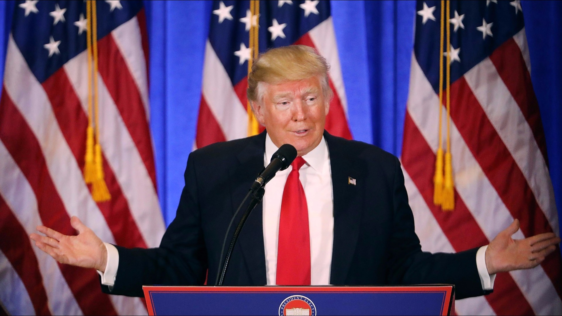 Stocks volatile during Trump news conference; drug stocks drop | wfaa.com