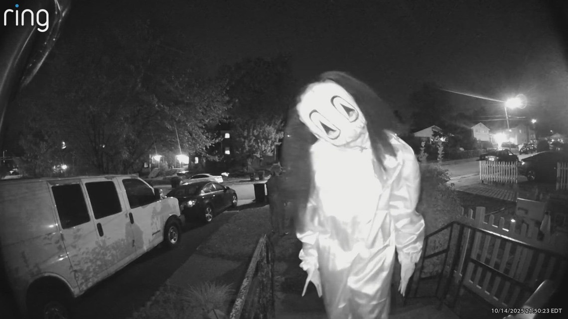 Video shows people in Halloween masks during break-in attempt | wfaa.com