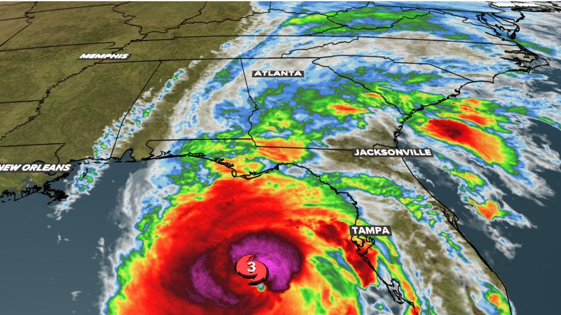 Hurricane Helene tracker live radar stream of path | wfaa.com