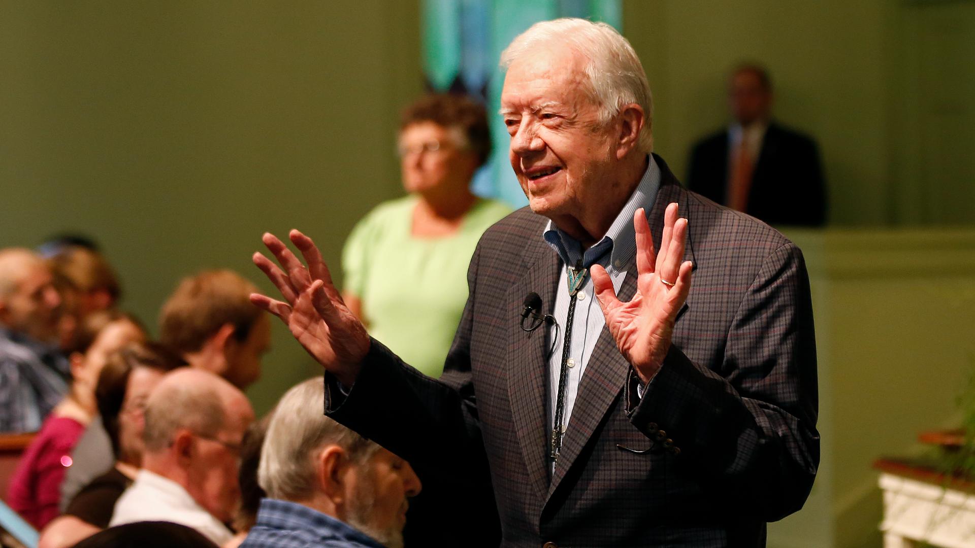 Jimmy Carter votes in 2024 election | wfaa.com