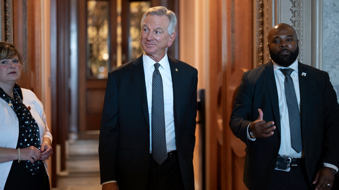 Republicans confront Tuberville over military holds | wfaa.com