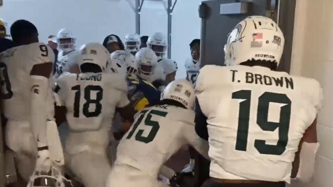 7 MSU players charged after tunnel brawl | wfaa.com